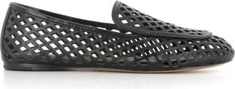 Lola Cruz Femme, Chaussures, Noir, Taille: 39 EU Mocassins en cuir perfor&eacute;
