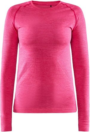 Craft CORE Dry Active Comfort LS | Sportshirt Damen XS | Fame | Baselayer Funktionsshirt Damen mit effizientem Feuchtigkeitstransport | Hält warm | Mit Body