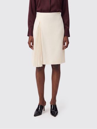 Jil Sander Mini-jupe crayon pliss&eacute;e Fiala en laine vierge &agrave; taille haute