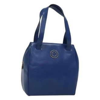 Celine Pre-owned Cuir sacs-celine - Femme - Pre-owned - Bleu - Taille: ONE Size