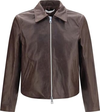 Our Legacy Mini Lederjacke - - Jackets - Herren - Braun - XL