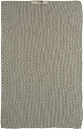 Ib Laursen Geschirrtuch, Trockentuch, Küchentuch - gestrickt - Mynte - Farbe: Sand, Beige - 1 Stück - (BxL): 40 x 60 cm