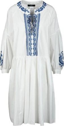 Max Mara Femme, Robes, Blanc, Taille: 36 FR Dirce Tunic Dress