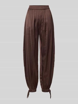 Mbym Loose Fit Stoffhose aus Satin mit Viskose-Anteil