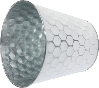 Angoily Retro Metall Blumentopf Vintage Eisen Pflanzgef&auml;&szlig; f&uuml;r Sukkulenten und Zimmerpflanzen Dekorativer Blumen&uuml;bertopf f&uuml;r Balkon Garten und Zuhause Robust u