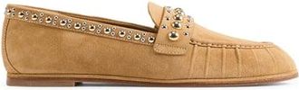 Stuart Weitzman Mocassins en cuir velours