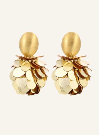 Lott. Gioielli Lott.Gioielli Ohrh&auml;nger Veda Ce Sq Sequin Chestnut M Gold By Glambou gold