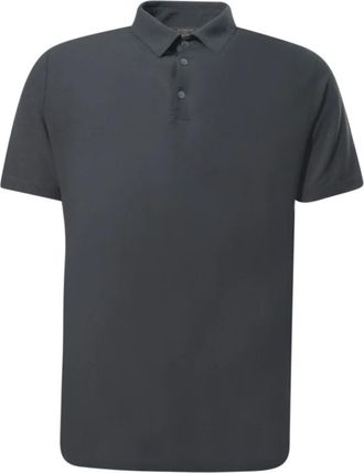 Zanone Homme, Tops, Bleu, Taille: 4XL Polo IceCotton Coupe Slim