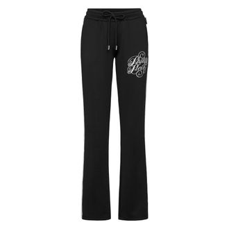Philipp Plein Femme, Pantalons, Noir, Taille: 38 FR Jogging Pantalons Signature