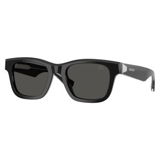 Burberry Lunettes de soleil carr&eacute;es - Homme - Accessoires - Noir - Taille: 51 MM