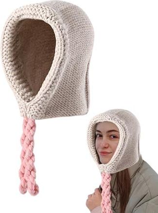 Generico Bonnet dhiver tricot&eacute;, Protection de la t&ecirc;te par Temps Froid | Bonnet dhiver Chaud pour Amateurs de Sport, Ski, randonn&eacute;e, Patinage, Glace, Course &agrave; P