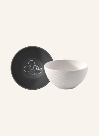 Villeroy & Boch M&uuml;slischale, 2-Teilig Manufacture Rock - Mickey Mouse schwarz