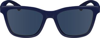 Calvin Klein Jeans Unisex Adult Sunglasses CKJ24301S - Blue with Solid Blue Lens
