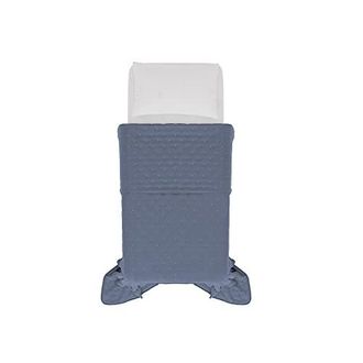 Italian Bed Linen Sommer Steppdecke CHIC, mikrofaser, EINZELNE 170x250cm, Blau