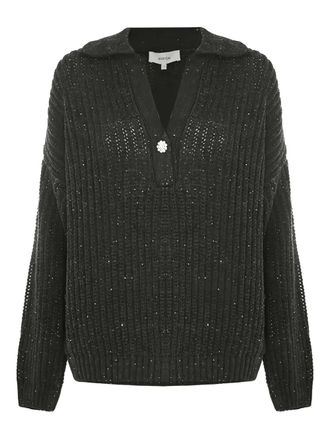 Kocca pull Almerigo à sequins - Gris