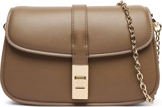 Tommy Hilfiger Handtasche Tommy Hilfiger Th Heritage Chain Crossover AW0AW19319 Beige