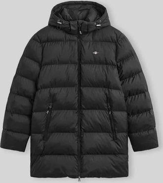 GANT Regular Fit Jacke aus Polyester mit abnehmbarer Kapuze