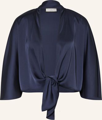 Sem per Lei Sem Per Lei Bolero Aus Satin Mit 3/4-Arm blau