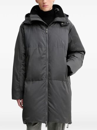 Iceberg manteau zipp&eacute; &agrave; capuche - Gris
