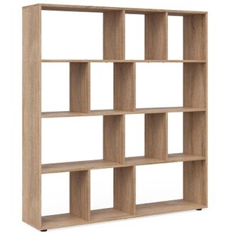 Vicco Meuble de rangement cube Pilar, Sonoma, 131.6 x 143 cm