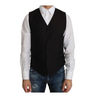 Dolce & Gabbana Klassische Weste - - Suits - Herren - Schwarzk - M