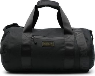 Barbour Homme, Sacs, Noir, Taille: ONE Size Sac de Week-end Noir avec Plusieurs Compartiments