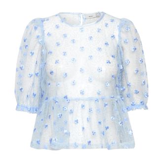 Ichi Ichi, Femme, Blouses et Chemises, Bleu, Taille: 42 FR Blouses