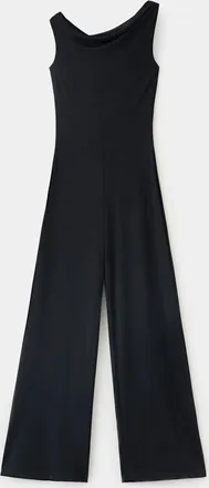 Mango Combinaison asym&eacute;trique drap&eacute;e gris - Femme - XXS - MANGO