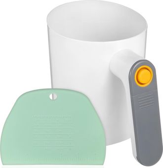 Amosfun 1 Set Elektrisches Mehlsieb, Feinmaschiges Sieb, Batterie Betrieben, Mit Teigschaber, F&uuml;r Backen, K&uuml;che Gadget, Multi