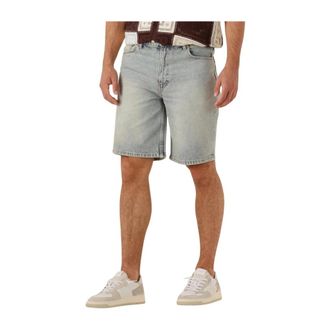 Woodbird Wei&szlig;e Denim-Shorts f&uuml;r Herren - - Shorts - Herren - Blau - W28