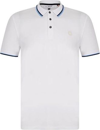 Le Shark Lincoln Polo en piqu&eacute; de coton stretch pour homme, Blanc brillant, L