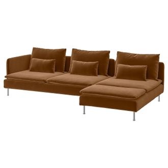 IKEA S&Ouml;DERHAMN 4er-Sofa mit R&eacute;camiere