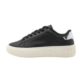 Tommy Hilfiger Neue Cupsole Sneaker - - Shoes - Damen - Schwarzk - 36 EU