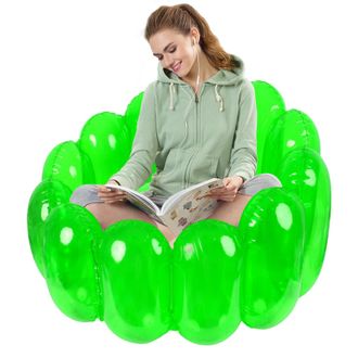 Generic Transparenter Aufblasbarer Stuhl - Aufblasbare St&uuml;hle f&uuml;r Erwachsene, transparenter PVC-Aufblasbarer Stuhl f&uuml;r den Au&szlig;enbereich | Aufblasbarer Sofasit