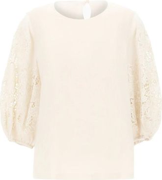 Max Mara Femme, Blouses et Chemises, Blanc, Taille: 40 FR Blouse