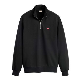 Levi's Sweatshirt MIT REI&szlig;VERSCHLUSS 1/4 Original Herren - - Sweatshirts & Hoodies - Herren - Schwarzk - L