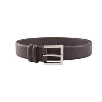 Orciani Saffiano Lederg&uuml;rtel - - Accessories - Herren - Braun - 95 CM