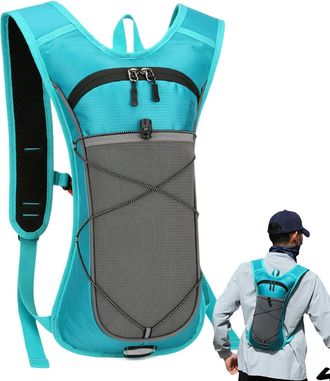 Generico Trinkrucksack - Rucksack mit Wassertasche, mit reflektierenden Streifen, leicht, verstellbar, aus Nylon, f&uuml;r Jagd, Camping, Motorradfahren