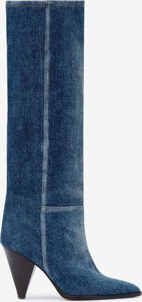 Isabel Marant Bottes Ririo - Femme - Bleu D&eacute;lav&eacute; - Taille 36 - Isabel Marant