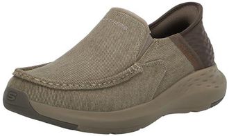Skechers Parson Dewitt - Chaussures à Enfiler sans Les Mains pour Homme, Beige, 45 EU