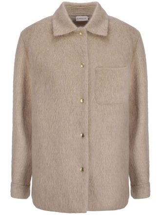 Moncler chemise &agrave; logo appliqu&eacute; - Tons neutres