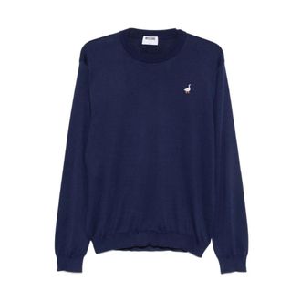 Moschino Homme, Pulls, Bleu, Taille: XL Moschino Sweaters