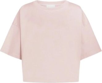 Dondup Femme, Tops, Rose, Taille: 36 FR Girocollo Regular in Jersone 30/2 Trattato