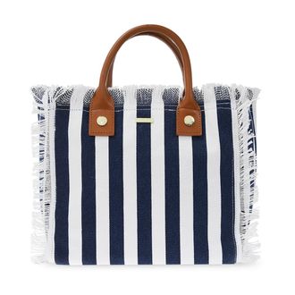 Melissa Odabash Femme, Sacs, Blanc, Taille: ONE Size Porto Cervo Mini Shopper Bag