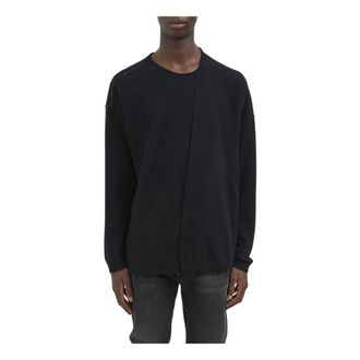 Isabel Benenato Pullover mit Rundhalsausschnitt aus Schurwolle - - Knitwear - Herren - Schwarzk - L