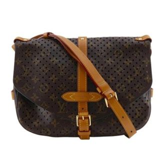 Louis Vuitton Pre-owned Monogram Perfo Schultertasche - - Pre-owned - Damen - Braun - ONE SIZE