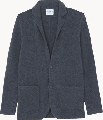 Kujten Veste blazer cachemire homme mi-long, 4 fils - Veste Nobu