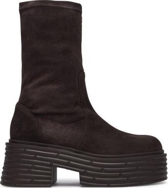 AGL Stiefeletten Lignes Stretch D783506PGK Dunkelbraun