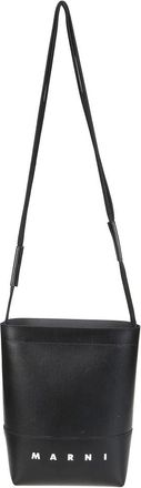 Marni Homme, Sacs, Noir, Taille: ONE Size Sac bandouli&egrave;re avec bride fa&ccedil;on lacet
