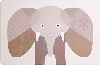 Premier Housewares Set of 2 Elephant Placemat and Coaster